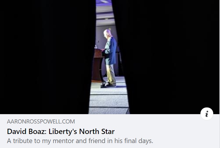 Thinking of You, David Boaz – Notablog